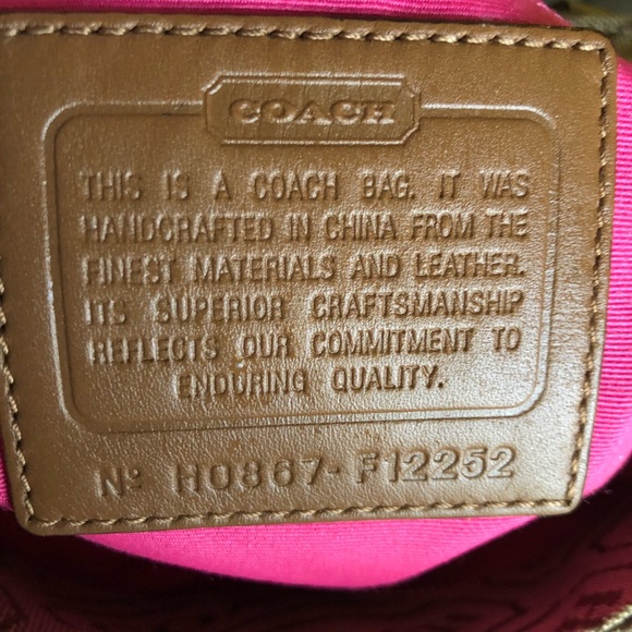 Coach | Bags | Coach Signature Print Shoulder Bag | Poshmark